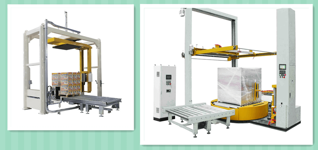 Automation of stretch wrapping and shrink wrapping packaging machinery ...